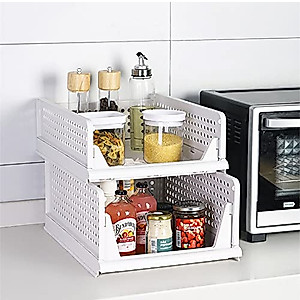 Closet organizers and storage Clothes Storage Bins, closet organizer stackable storage drawers for Office Bedroom Laundry Toys Organization (2 Pack)