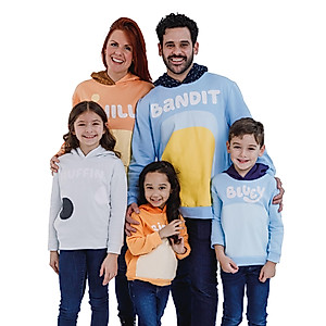 Bluey Bingo Toddler Boys Fleece Matching Family Pullover Hoodie 5T