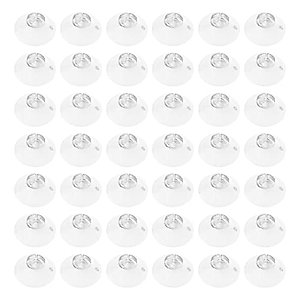 Auswalar 200 Pcs Suction Cup Hooks Christmas Light Clips for Outside Seasonal Lighting Mini Holder Window Glass Home Kitchen Bathroom