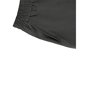 Avanova Womens Cargo High Waisted Pants with Pockets Drawstring Casual Joggers Grey X01 Medium