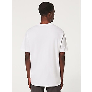 Oakley Men's O Bark 2.0 Tee, White/Black, Small