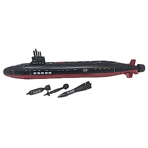16.5 Inch Toy Navy Black Submarine with Sound Effects and Torpedo (2 Pack)