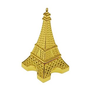 WooTeck 64GB Metal Eiffel Tower USB Flash Drive Golden