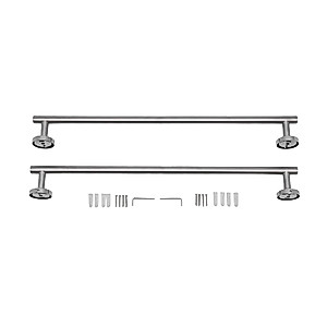 Bath Towel Bar, 24 Inch 304 Stainless Steel Thicken Towel Rack for Bathroom, 2PCS Towel Holder Brushed Finished Wall Mount Bath Towel Rack for Bathroom Towel Holder