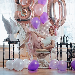 120 Pack Pearl White Balloons, Bright 12 inch Royal White Latex Party Balloons for Birthday Wedding Baby Shower Halloween.