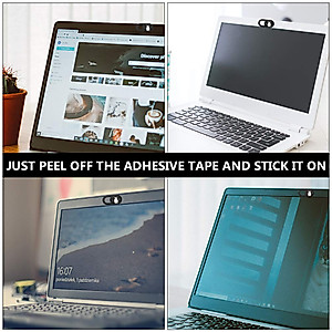 SOLUSTRE Slide Blocker 6 PCS camera cover camera privacy cover phone camera blocker laptop cam cover rainbow webcam cover slide animal webcam cover smartphone webcam cover lapdesk lens cap