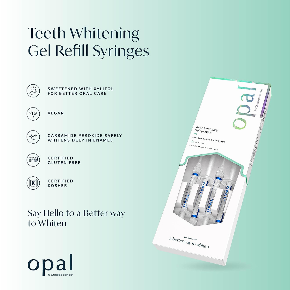 Opalescence 15% Gel Syringes Teeth Whitening - C- 5771-1