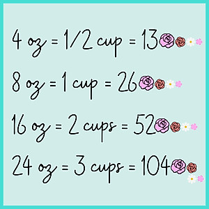 Wildflower Bloom Sprinkle Mix by Simply Sucré | Boho Baby Shower | Boho Cupcake | Wedding | Quality Sprinkles | Sprinkle Mix | Cake Sprinkles | 4 oz. 8oz. 16 oz. 24 oz. | Bulk Sprinkles (8 oz jar)