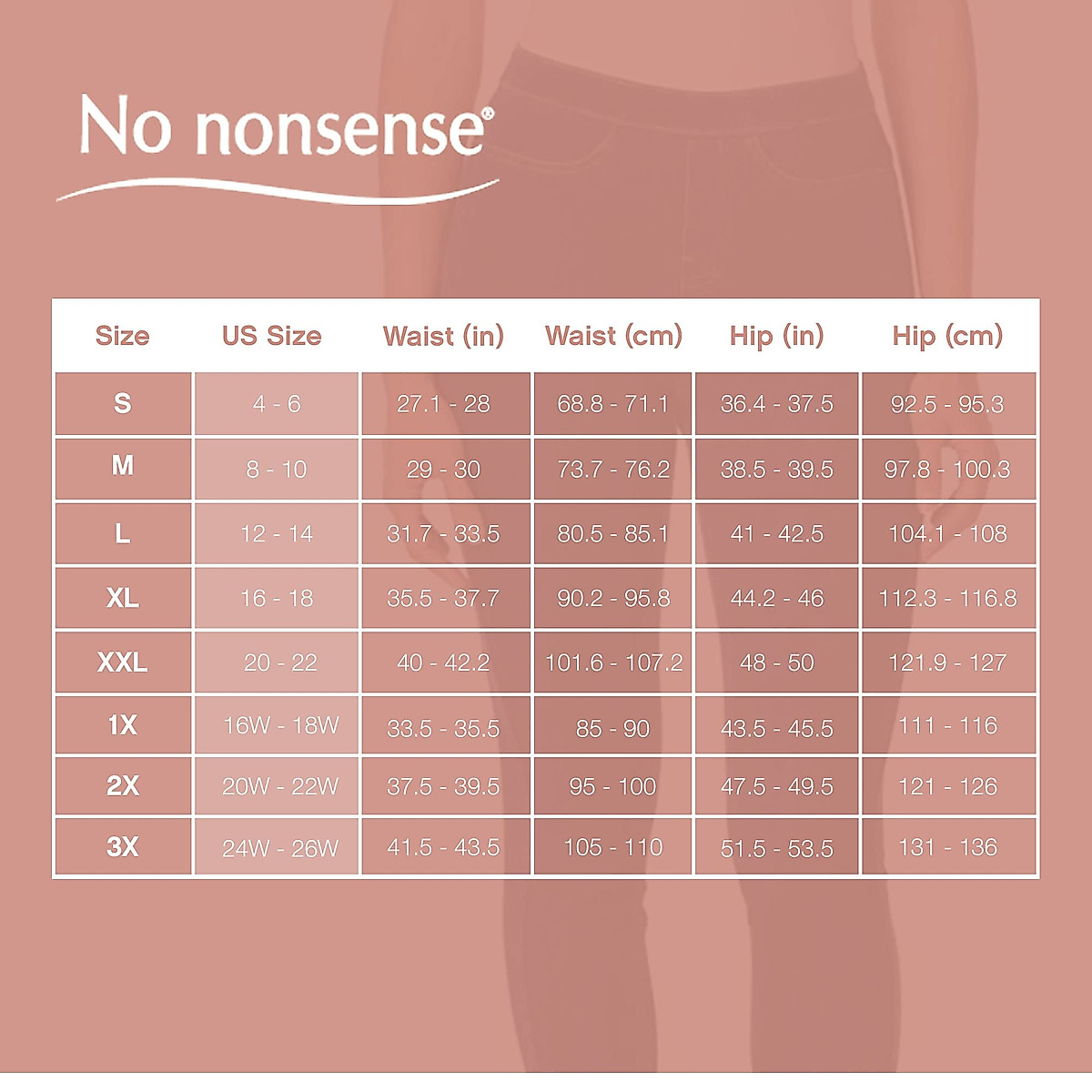 No nonsense Classic Leggings-Jeggings for Women with Real Back Pockets, High Waisted Stretch Jeans, Medium Wash Denim, Large