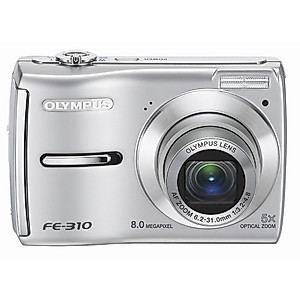 Olympus FE-310 8MP Digital Camera with 5x Optical Zoom (Silver)