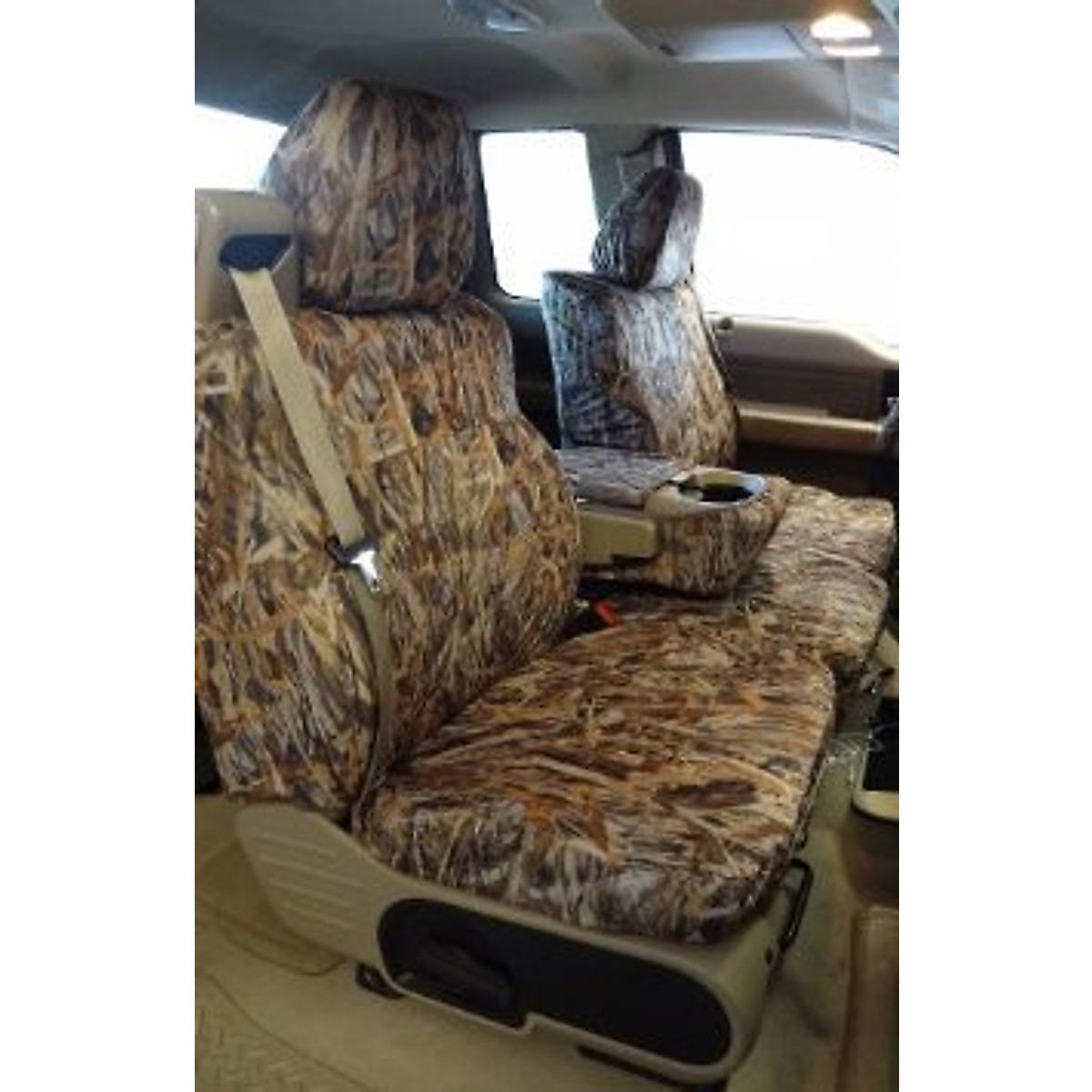 Durafit Seat Covers, FD9 SA-C, 2004-2008 Seat Covers Made for F150 XLT Super Cab Complete Front and Rear Seat Set in Custom Waterproof Savanna Camo Endura