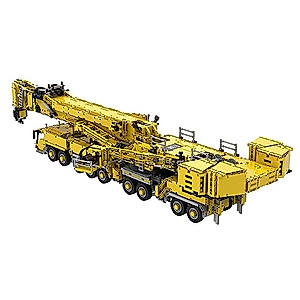 Super Large RC Crane for Technic Liebherr LTM 11200 Crane, 2023 New Version 8528 Pieces Exclusive Custom Engineering Crane MOC Building Set with 14 Motors, Compatible with Lego
