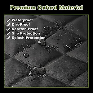 2 Packs Car Front Seat Cover for Dogs, Waterproof Pet Car Seat Protector, Nonslip Scratch-Proof Dog Seat Cover for Cars, Trucks & SUVs