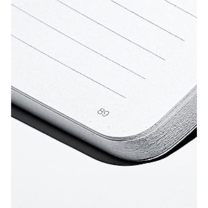 Zequenz Smart Set Smart Pen and Zequenz Classic 360 Smart Series, Size: Medium, Color: Obsidian, Paper: Ruled/Blank, Soft Bound Journal, Combination Ruled and Blank, 5" x 7", 100 sheets / 200 pages of Lined, Ruled and Blank Smart Paper