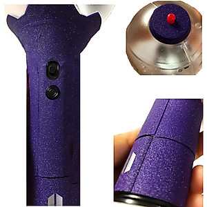 Generic Army Bomb Ver 3 Decal Sticker Decorations for BTS Official Lightstick Adhesive DIY Sticker Make Your Armybomb Special Bangtan Boys (Purple(Ver3))
