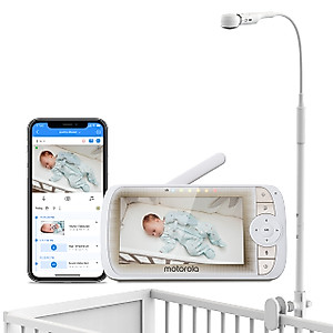 Motorola Connectview 65 Plus, 5" Wi-Fi Video Baby Monitor with Over-The-Crib Mount (Single Camera)