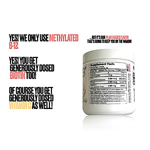 Sufficient-C Abundant-B High-Dose Methyl B-12 and Biotin Pink Lemonade Energy Drink Mix Solution - Flavor w/Function in Each Refreshing sip!