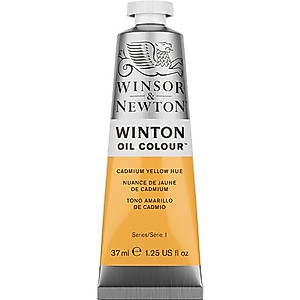 Winsor & Newton Winton Oil Color, 37ml (1.25-oz) Tube, Cadmium Yellow Hue
