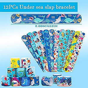 88Pcs Under the Sea Party Favors for Kids, Ocean Sea Animals Themed Party Supplies for Boys Girls, Cute Sea Animal Party Favors for Birthday Party Supplies School Rewards Prize for Kids