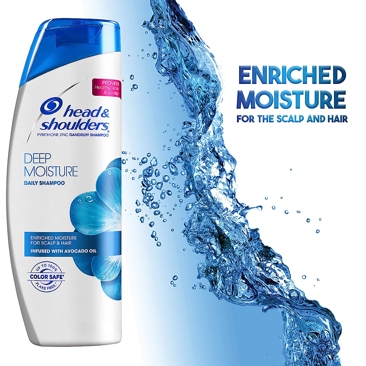 Head & Shoulders Deep Moisture Shampoo 12.8 fl oz, pack of 1