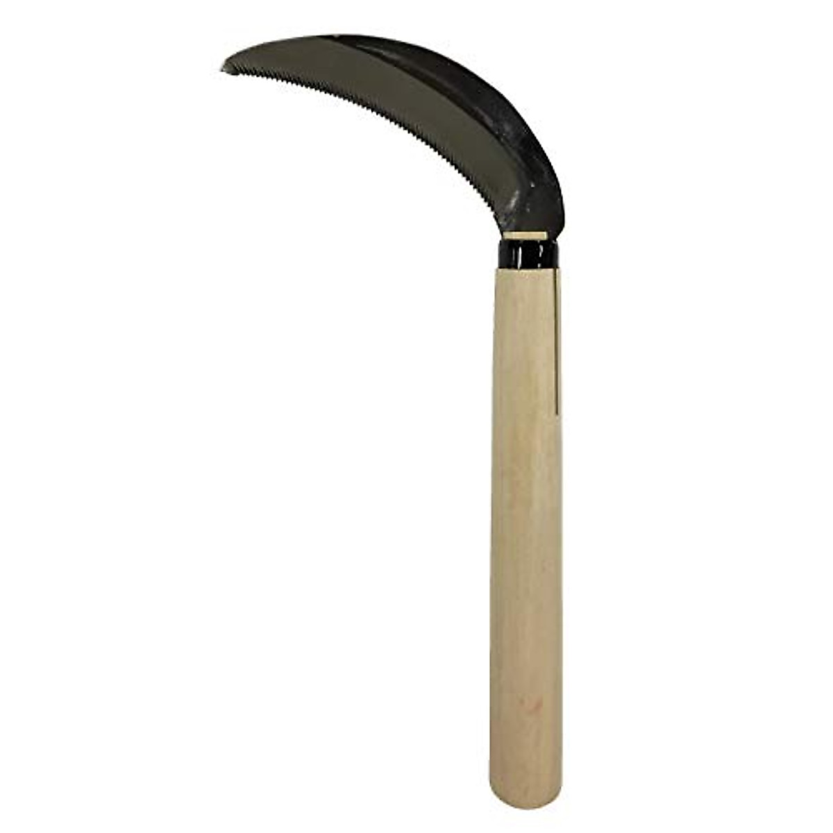 Bonsai No.24 Japanese Weeding Sickle, Serrated Edge Blade