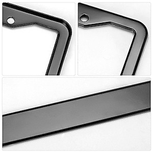 License Plate Frames Aluminum Car Accessories Metal Rust-Proof 2 Holes Black License Plate Cover for Women Men Car Truck Vehicles Colorful Space Galaxy Universe Stary Sky Abstract 308A