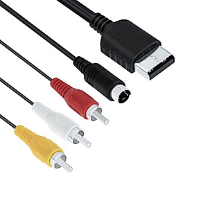 Mcbazel S AV S Video RCA Audio Video Cable for Sega Dreamcast