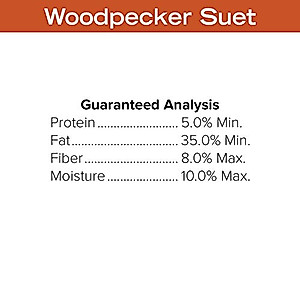 Blue Seal Woodpecker Bird Suet Cake | No Mess Wild Bird Suet | 11oz (12 Pack)