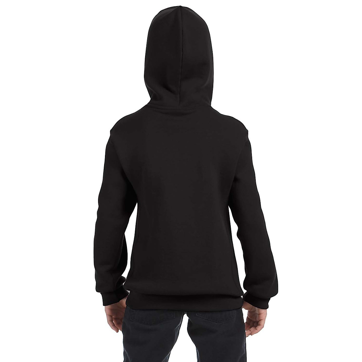 Russell Athletic boys Russell Athletic Athletic Big Boys' Fleece Crew, Hoodie-black, M Hoodie, Hoodie - Black, Medium US