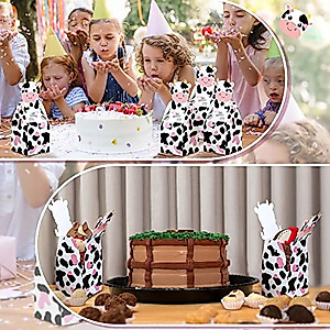 Karenhi 50 PCS Cow Party Favors Treat Boxes Cow Candy Goodies Gift Boxes Cow Print Birthday Box Paper Party Box Gift Wrap Boxes for Baby Shower Birthday Party Decorations Supplies, 9 x 4 x 4 Inches