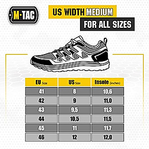 M-Tac Sport Tactical Running Walking Hiking Sneakers for Men - Mesh Lightweight (Dark Olive, 12)