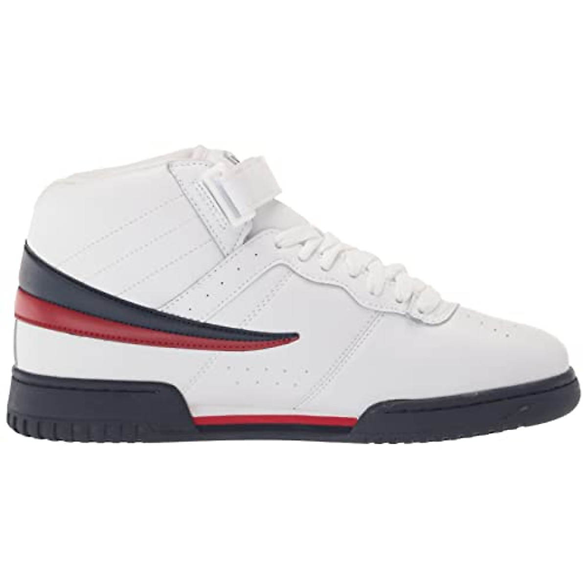 Fila womens Fila F-13 Big Kids Sneaker, White/Navy/Red, 5.5 Big Kid US