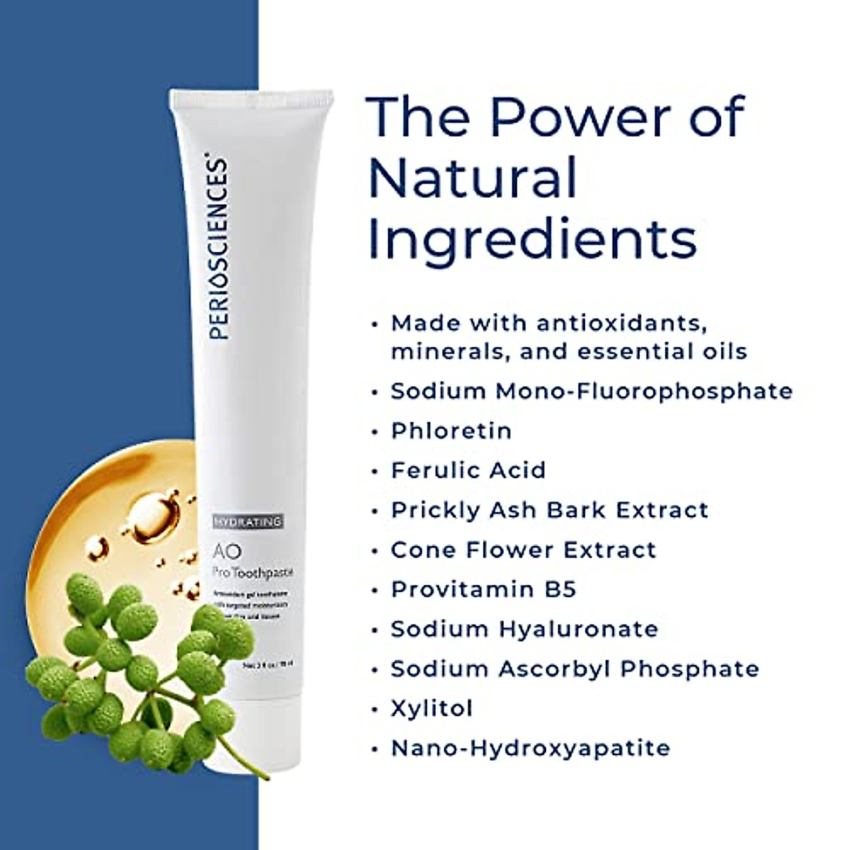 PerioSciences AO Pro Toothpaste Hydrating with Antioxidants 90ml