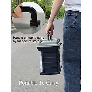 Ducurt Tackle Box Fishing Box Organizer Large Tackle box Organizers and Storage 4 Layers Tacklebox