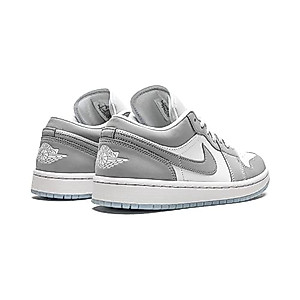 Jordan Womens WMNS Air 1 Low DC0774 105 White/Wolf Grey - Size 6W