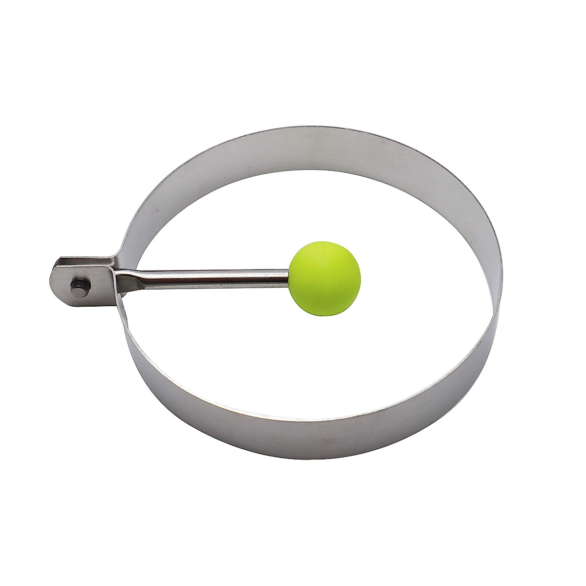 Excelity 4 Sets Stainless Steel Fried Egg Shaper Poachers Pancake Ring Mold for Kitchen Cooking Breakfasts Tools