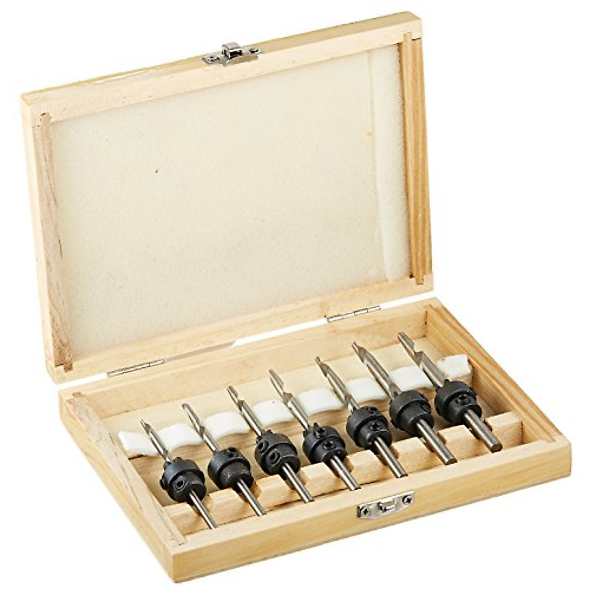 Pit Bull CHIBP7608 Countersink Drill Bit Sets in a Case (22 Piece)