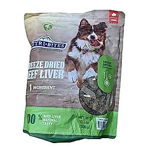 Nutri Bites (Value Pack) Beef Liver Pets Treats Freeze Dried Premium Quality Single Ingredients High Protein 17.6 OZ for Dogs and Cats