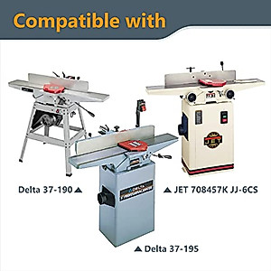 POWERTEC 14803 6-Inch Jointer Knives for Delta 37-658 37-190 37-195 37-205 37-220 37-275X, Jet 708457K JJ-6CS, Set of 3