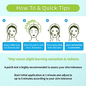 Ebanel 30% AHA 2% BHA Chemical Peel Exfoliant Gel, Face Peel with Glycolic Acid, Salicylic Acid, Lactic Acid, Green Tea, Chamomile for Acne Scars, Dark Spots, Wrinkles, Fine Lines