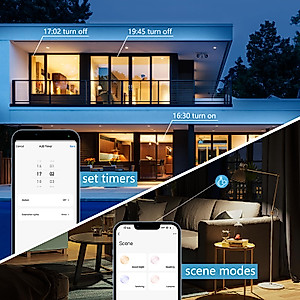 2Pack Dimmable Wi-Fi Smart LED Bulbs with G9 Base,Compatible with Amazon Alexa and Google Assistant-Warm to Cool White(2700K-6000K),Adjustable Brightness From 1%-100% (120V,0.4-4.7W,40LM-450LM）