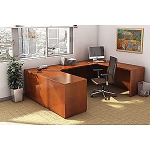 Lorell Desk Shell, 72 by 36 by 29-1/2-Inch, Cherry