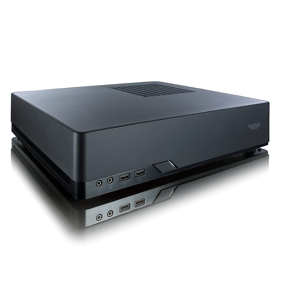 Fractal Design Node 202 - Black - Mini-ITX Slim Profile Compact Small Form Factor Computer Case – Modular Interior - USB 3.0