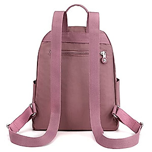 Collsants Small Nylon Backpack for Women Mini Backpack Purse Teen Girl Fashion Backpack Small Travel Bag Daypack(dark blue)