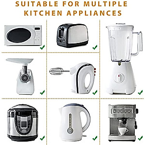 Heat Resistant Air Fryer Mat, 2PCS Kitchen Countertop Heat Protector Mat, Non Slip Appliance Slider Aid Pad for Air Fryer, Coffee Maker, Blender,Toaster, 17.3” x 11.8”