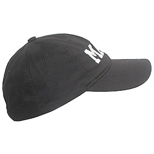 Tropic Hats Adult Embroidered MAGA Trump 6 Panel Ballcap W/Strapback Closure - Black