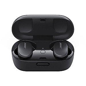 Bose QuietComfort Noise Cancelling Earbuds - Bluetooth Wireless Earphones, Triple Black (Renewed)