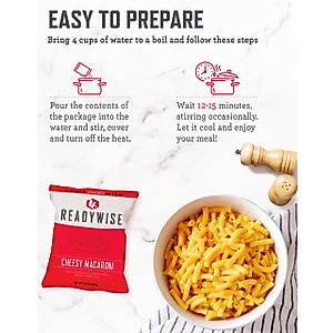 READYWISE - 30 Day, Emergency Food Supply, 298 Servings, 2 Buckets, Freeze-Dried, MRE, Camping, Hiking, Survival, Adventure Meal, 25-Year Shelf Life