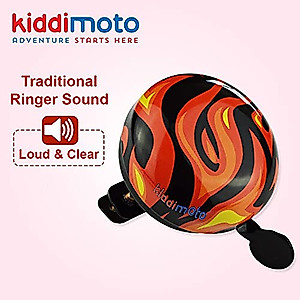 Kiddimoto Bike Bells for Kids| Premium Bicycle Bell for Kids, Boys, Girls and Adults with Loud Melodious Sound | Bicycle Horn for Road Bike, Mountain Bike, Bicycle, Scooter, MTB, BMX.