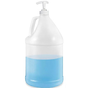 Universal Gallon Pump Dispenser 128 fl oz | Shampoo, Conditioner | Use on Liquids, Gels, Lotions | 4cc Output | by Geti Beauty ST | 2-Pack